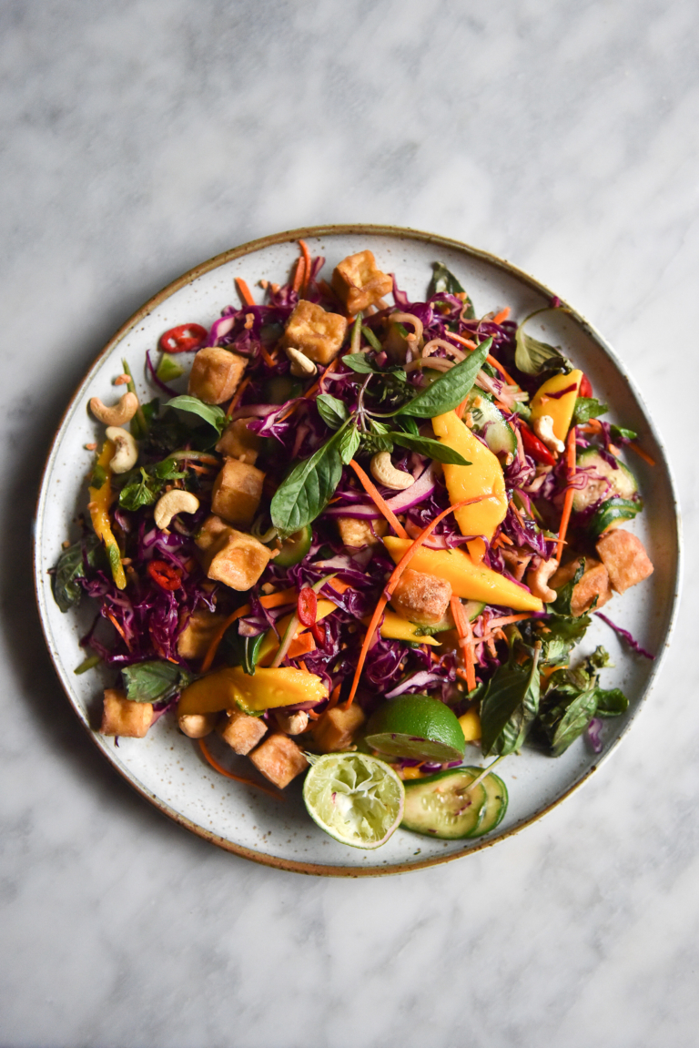 Crispy oven baked tofu (gluten free, vegan, FODMAP friendly) - George Eats