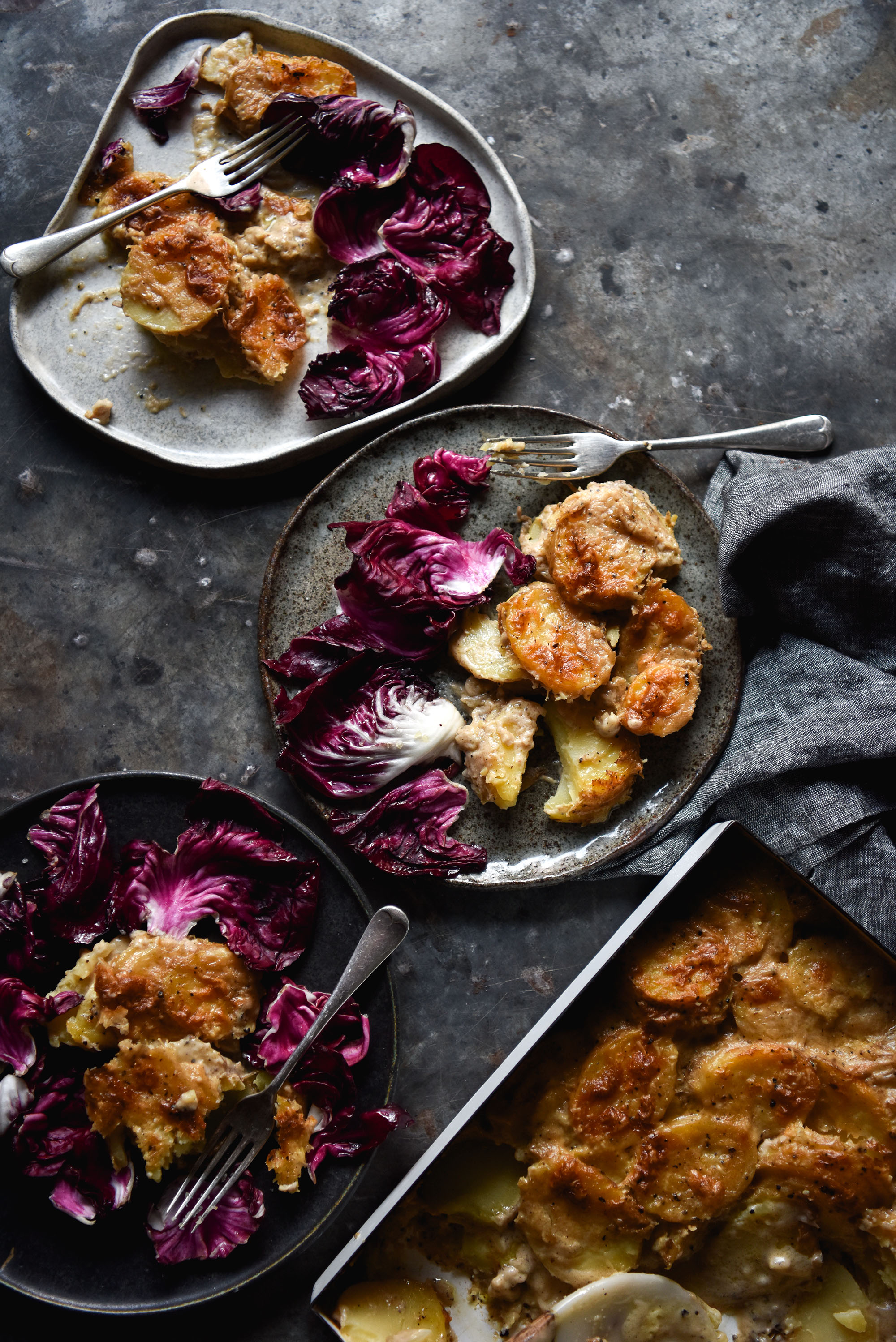 Cacio pepe potato bake (gluten free, FODMAP friendly) - George Eats