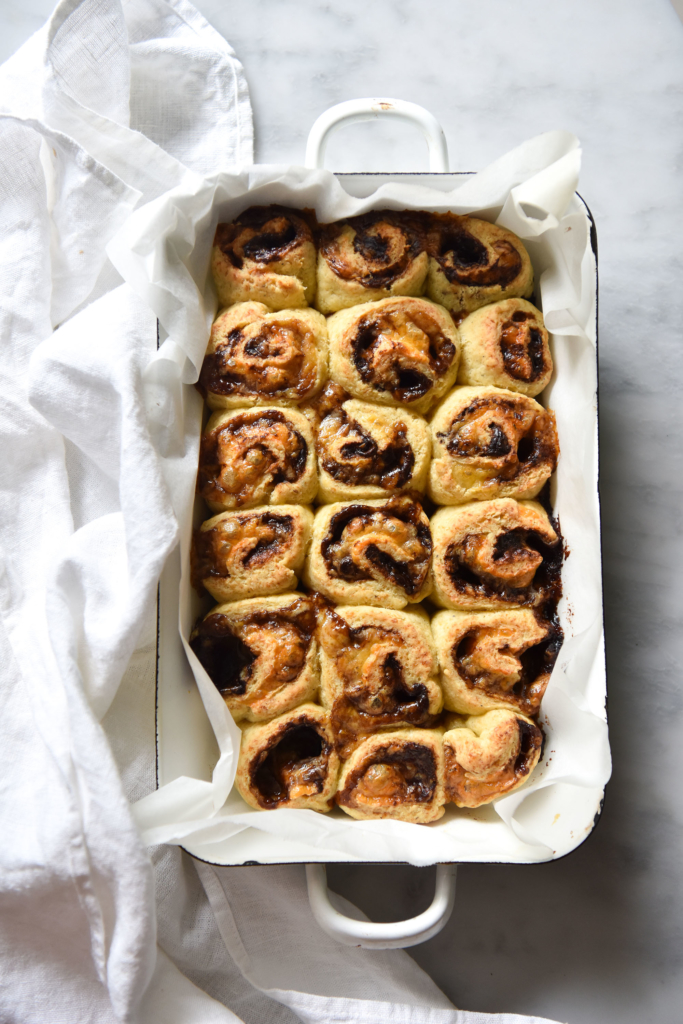 Gluten free Vegemite scrolls (FODMAP friendly) - George Eats