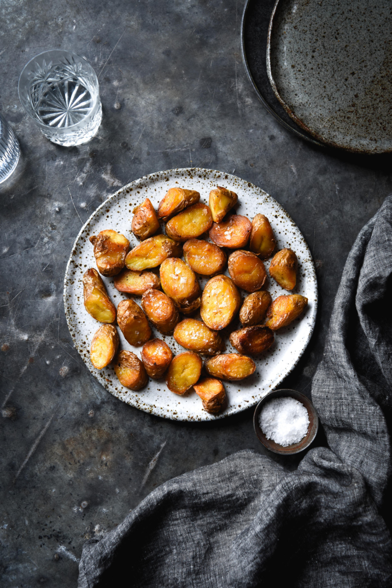 Crispy Kipfler potatoes - George Eats