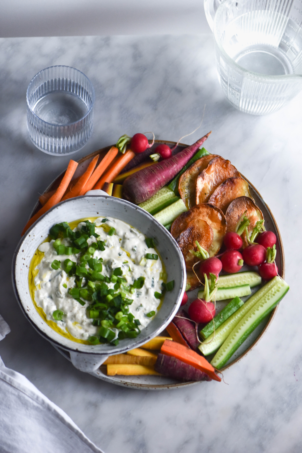 FODMAP-friendly spring onion dip - George Eats