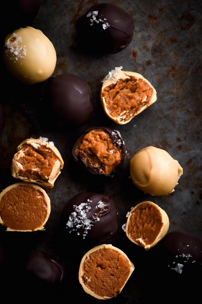 Peanut butter truffles (vegan, grain free) - George Eats