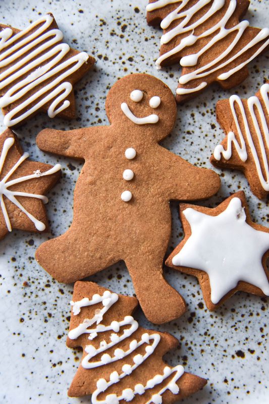 Gluten free gingerbread cookies (egg free) - George Eats