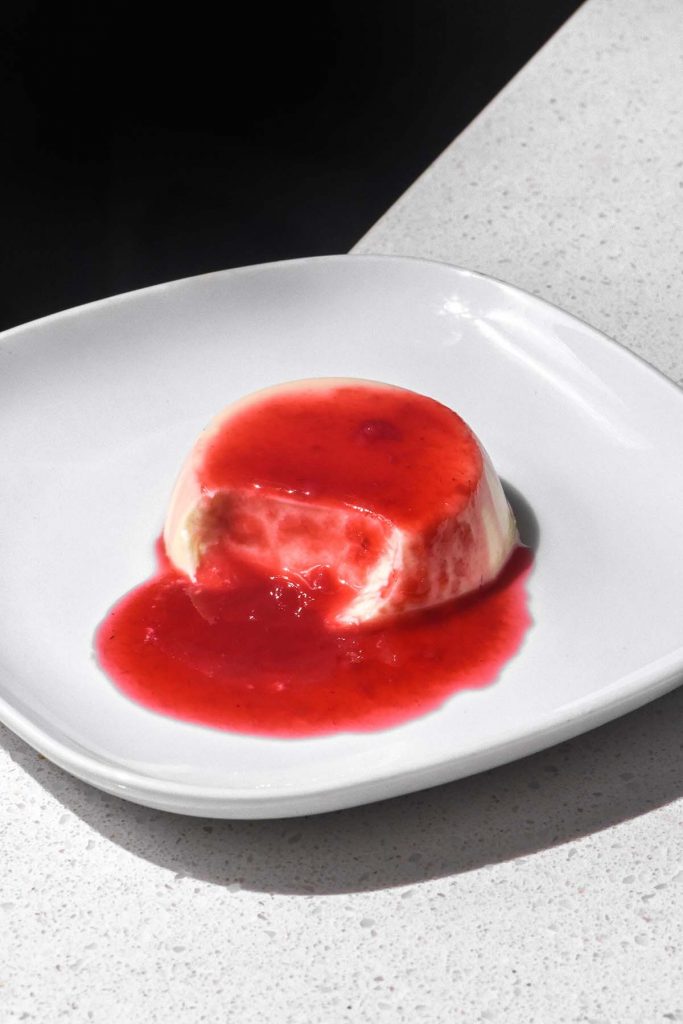 Panna cotta with agar agar - George Eats