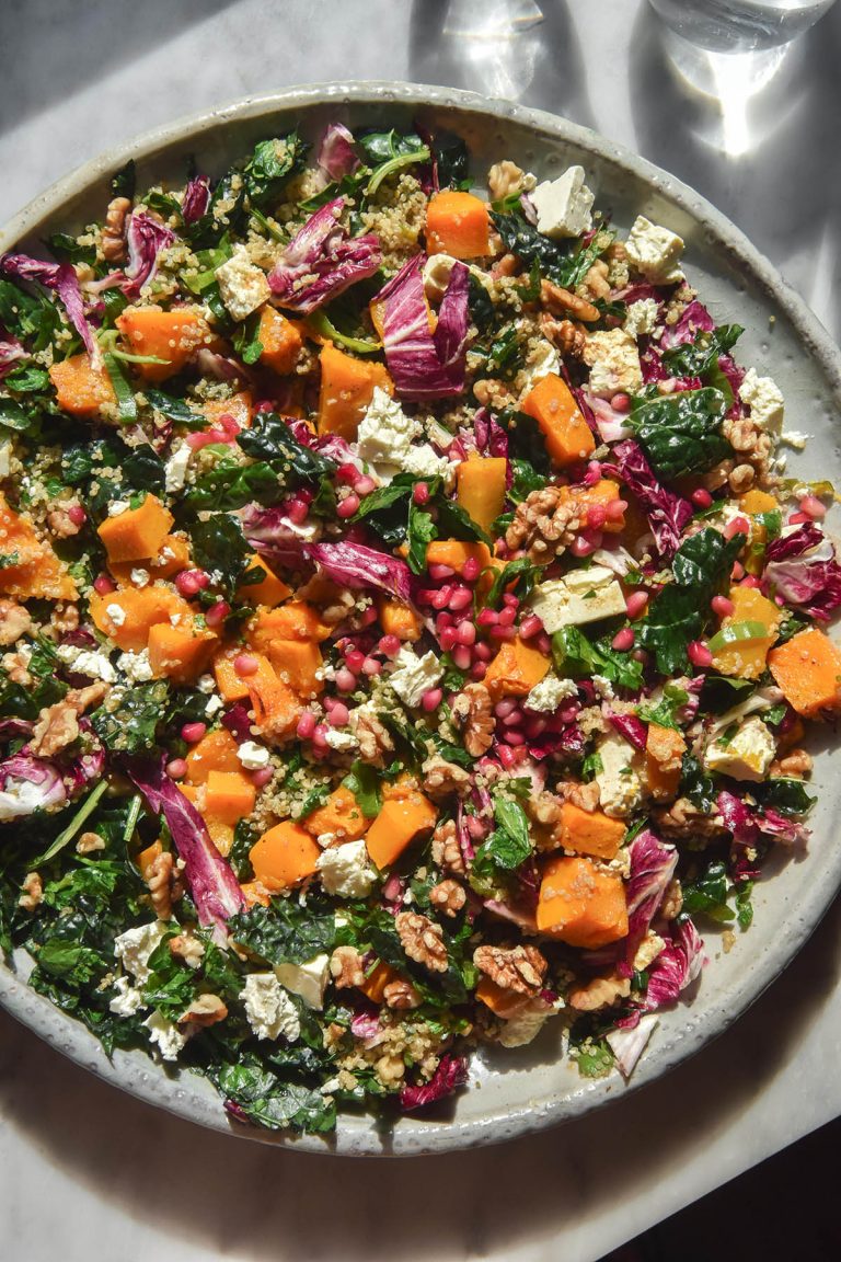 Roasted pumpkin salad with feta - George Eats