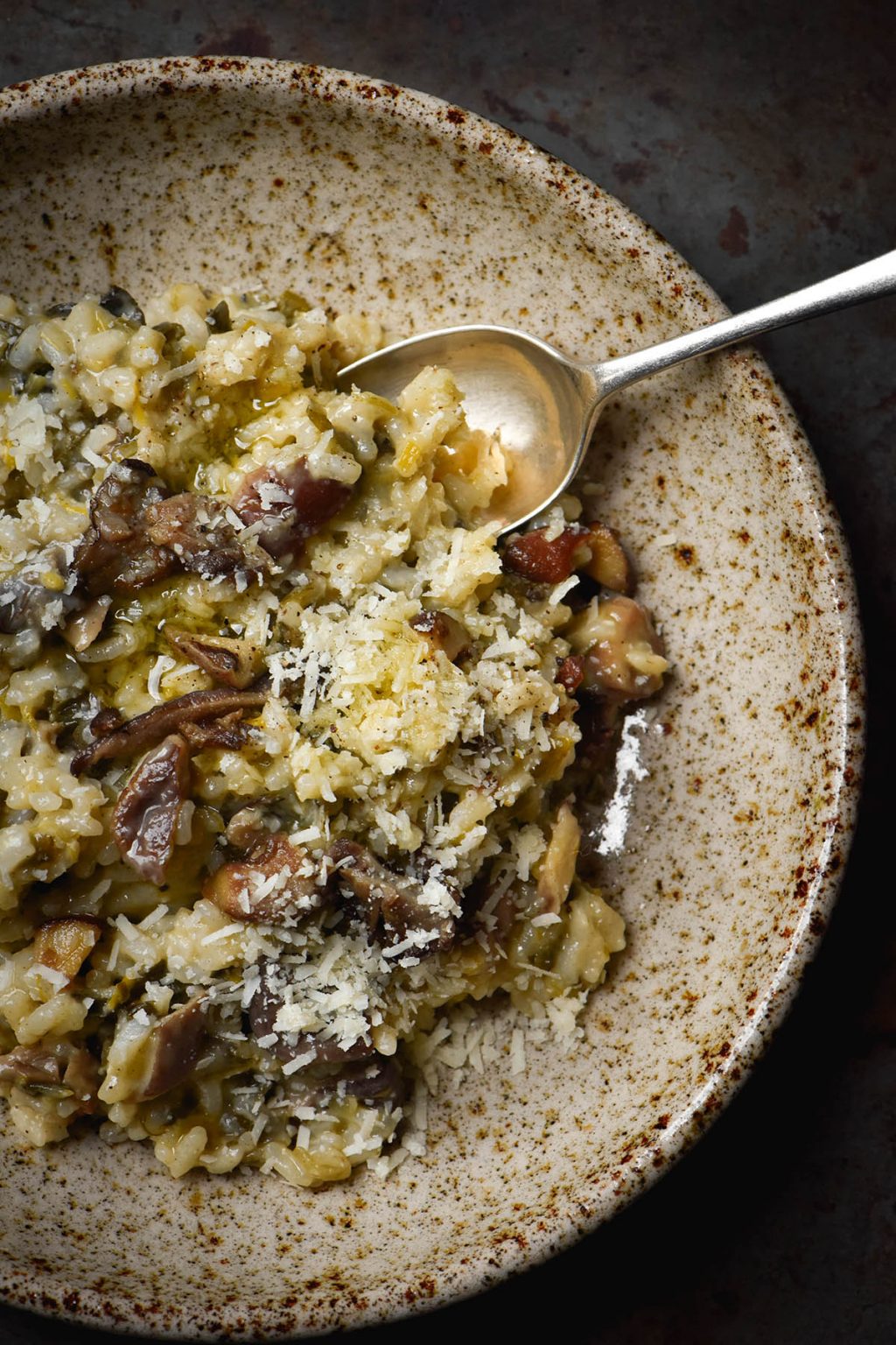 Low FODMAP mushroom leek risotto - George Eats