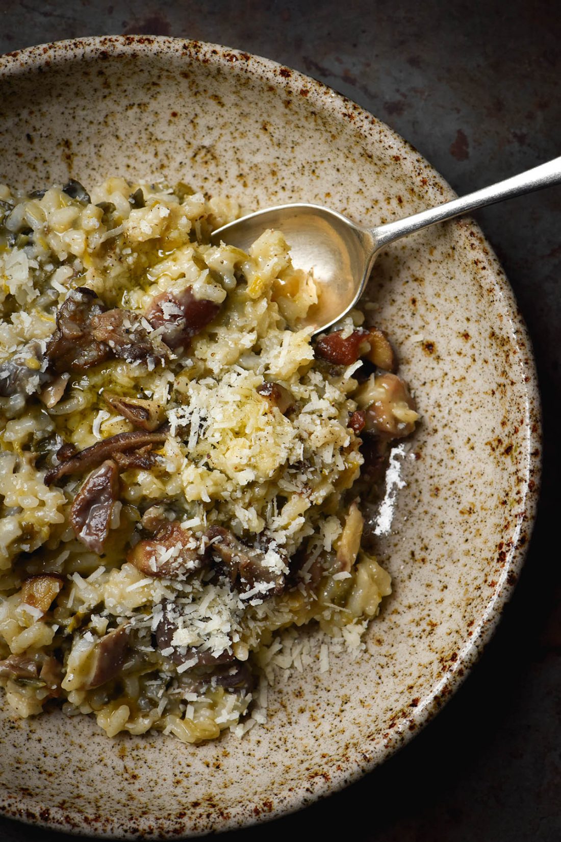 Low FODMAP mushroom leek risotto - George Eats