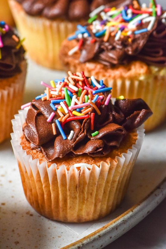 Gluten free vanilla cupcakes without xanthan gum - George Eats