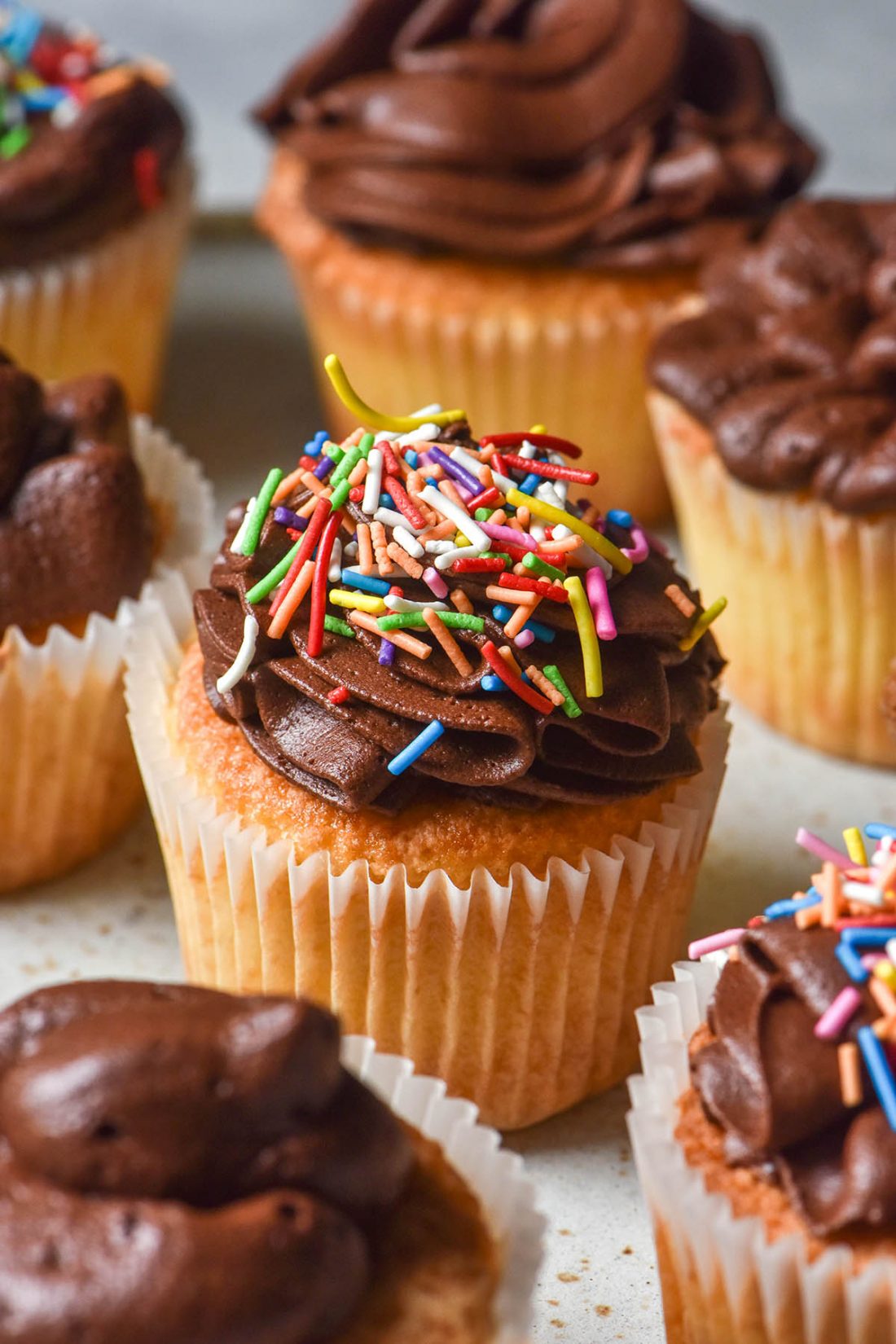 Gluten free vanilla cupcakes without xanthan gum - George Eats