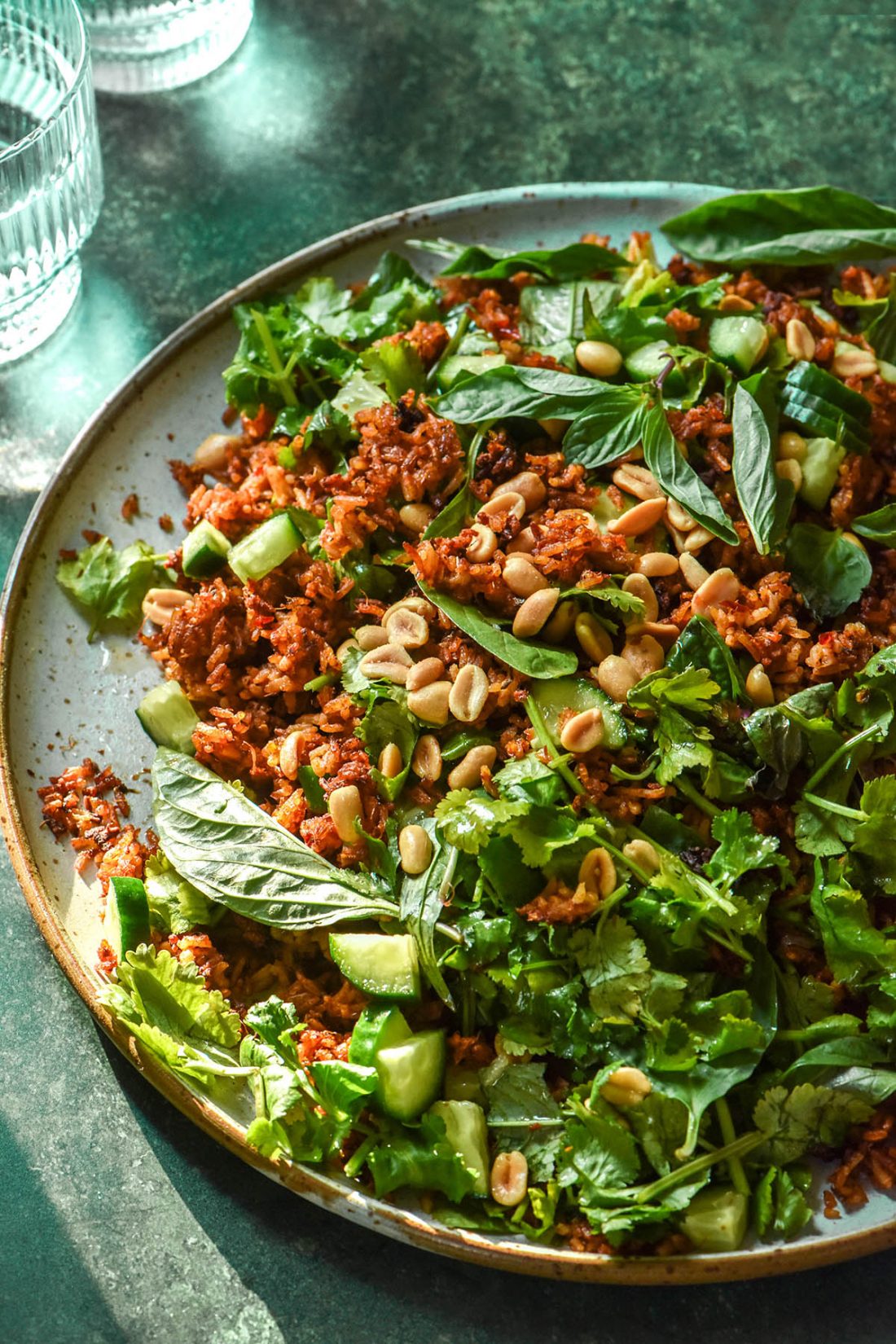 Low FODMAP crispy rice salad (Nam Khao inspired) - George Eats