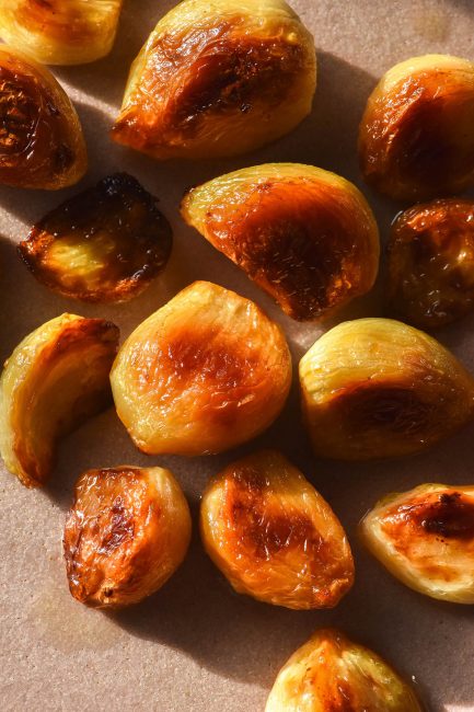 Low FODMAP roasted garlic - George Eats
