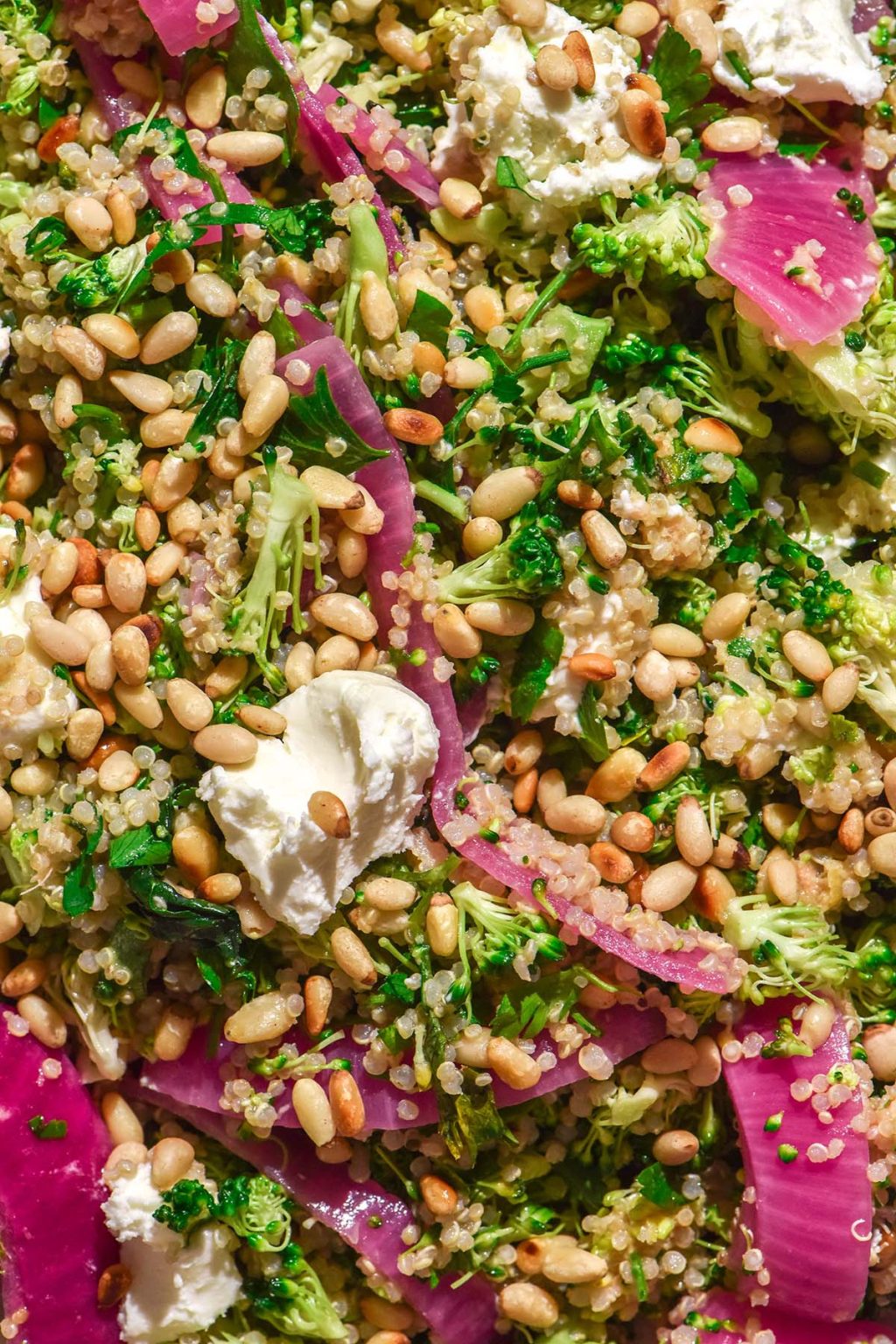 Low FODMAP broccoli quinoa salad - George Eats