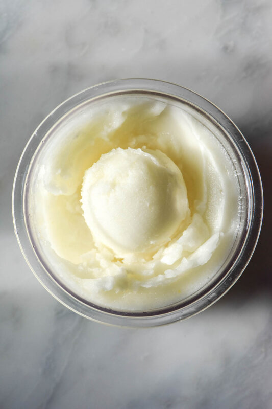 Sugar free lemon sorbet (Ninja Creami) - George Eats